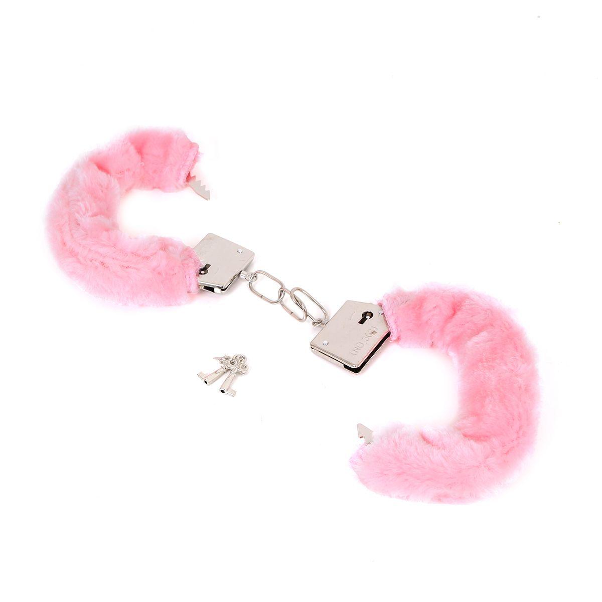BASIC PINK FLUFFY HANDCUFFS – The Sissy Market