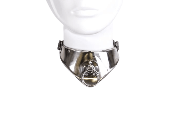 MEDIEVAL LOCKING COLLAR WITH RING - 11CM/4.3" – The Sissy Market